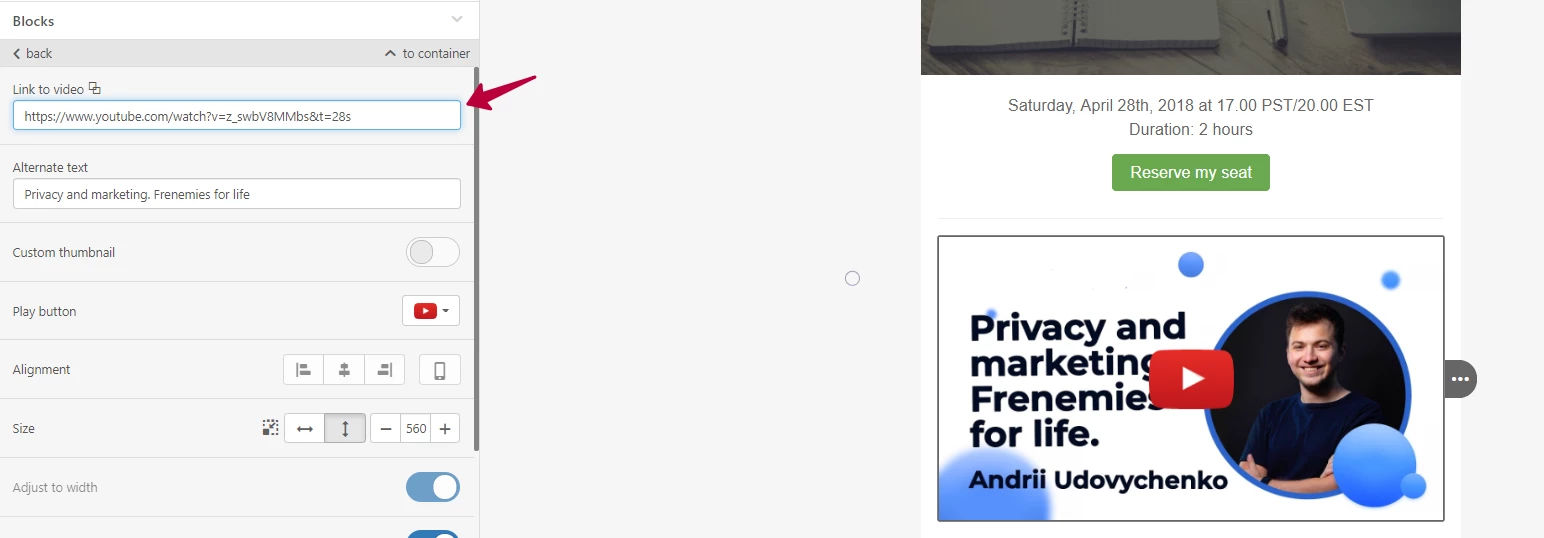 How to Add Anchor Links and Hyperlinks to Emails in a Drag-and-Drop Editor | Blog